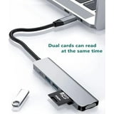 6-in-1 USB-C Multiport Adapter Docking Station - HDMI USB 3.0, SD/Micro ...