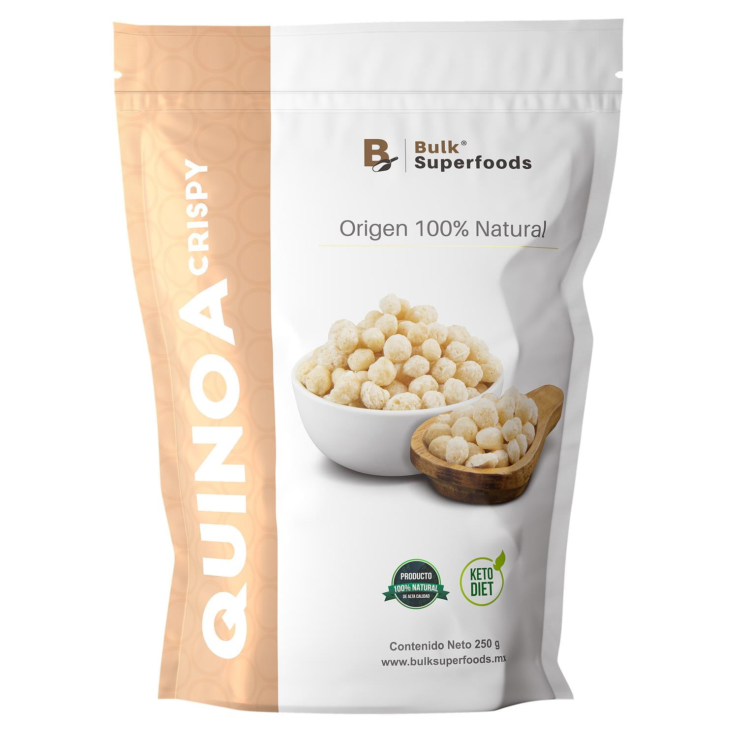 Cereal de Quinoa Inflada Crispy | 250 gramos | Bulk Superfoods | Cereal ...