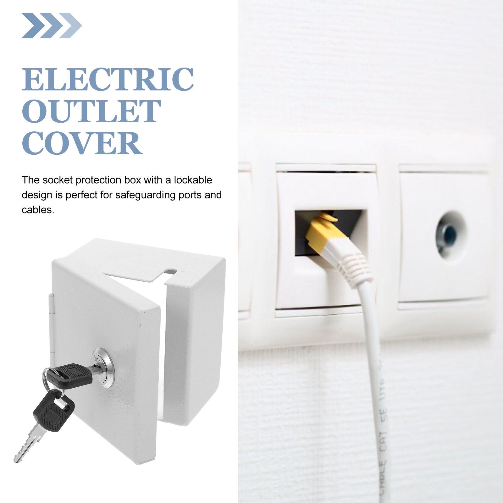 Weatherproof Power Plug Cover Holibanna Lockable Electrical Socket ...