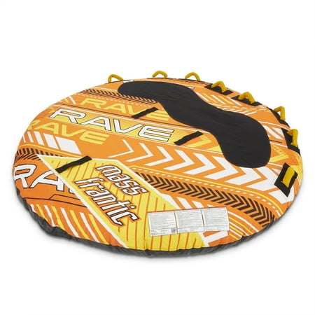 RAVE Sports Mass Frantic 4 Rider Inflatable Float Towable Boat Tube ...