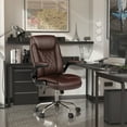 Homall Faux Leather Office Chair Adjustable Height Desk Chair Ergonomic ...