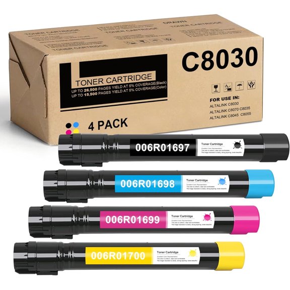 Remanufactured Lexmark 80C1SK0 / 80C1SC0 / 80C1SM0 / 80C1SY0 toner ...