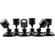 Jebao pl1led6 JPL1-LED6 Submersible Pond LED Light with Colored Lenses ...