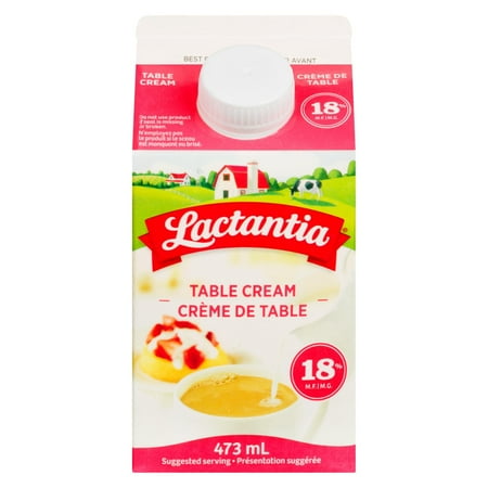 Lactantia Table Cream 18%, 473mL - Walmart.ca