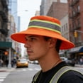 Breathable Reflective Sun Hat For Men Women With Adjustable Fit Fashion ...