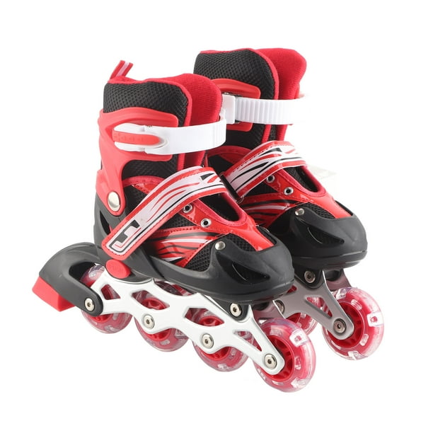 2 In 1 Roller Skates, Adaptable Flashing Wheel Skates With Single Or ...