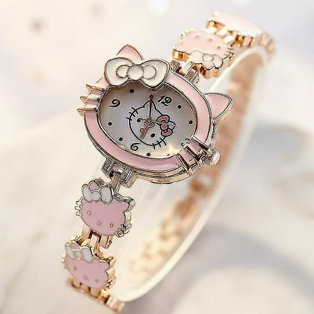 Kids Watches Hello Kitty, Women Clock,'s Cute Cartoon（Pink） | Walmart ...