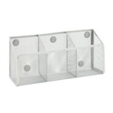 Honey Can Do eXcessory Mesh Magnetic 3-Slot File Organizer, Multicolor ...