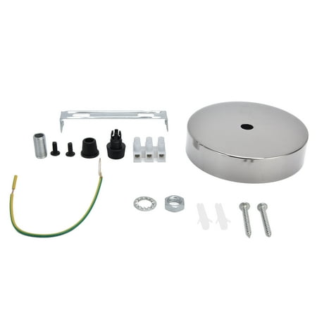 10cm Ceiling Light Base DIY Round Plate Aluminum Plating Ceiling Lamp ...