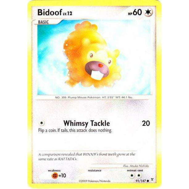 Pokemon Supreme Victors Common Bidoof #91 - Walmart.com