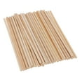 2x Bamboo Dowel Rods, Unfinished Round Hard Sticks, Smooth And Straight ...