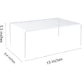 Cabinet Storage Shelf Rack Set of 2, Medium (13 x 9.4 inch) Rustproof ...