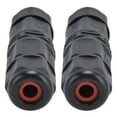 2-Pack 2-Pin 250V 16A Waterproof Wire Connectors - Quick Connect ...