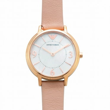 Emporio Armani Women's Retro Mother of Pearl Two-Tone Stainless Steel ...