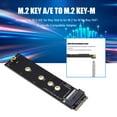 Nuboxa M.2 Key A E to M.2 NVME Adapter Card Solt Socket For NVMe M3V0 ...