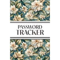 Password Tracker (Gardenias): 6"x9" Alphabetical Password Logbook for ...