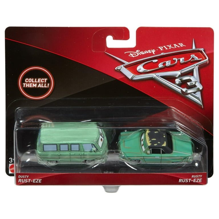 Disney Pixar Cars 3 Dusty Rust-eze & Rusty Rust-eze Car Disney Pixar Cars 3 Dusty Rust-eze & Rusty Rust-eze Car