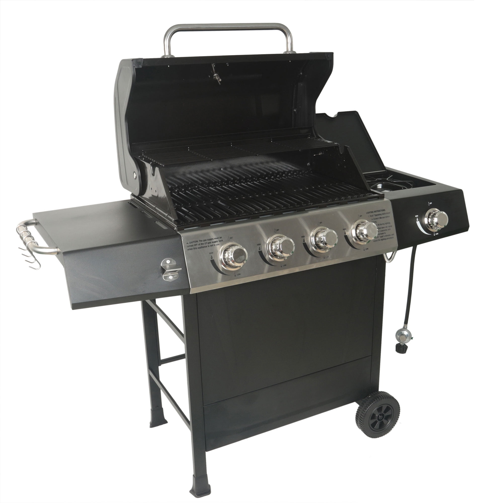 Click here for Grill Boss 4-Burner Gas Grill With Side Burner  Co... prices