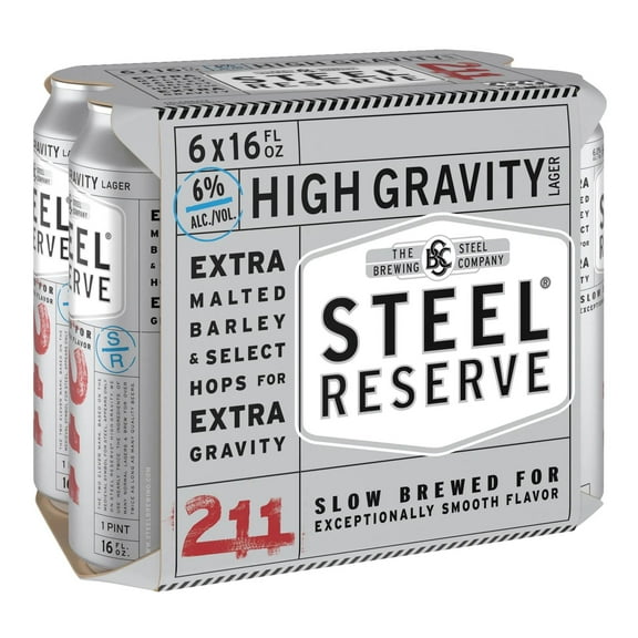 Natty Daddy American Lager Beer 6 pack 16 fl oz Aluminum Cans 8% ABV ...