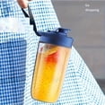 2 Cups of Electric Juicer, Blender, Mini Wireless Portable Home USB ...