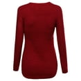 FashionOutfit Women's 27 Inch long Cable Knit Sweater with Adorable ...