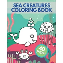 World Ocean animal coloring book: Ocean Sea Animal Life Under the Sea ...