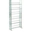 TransDeco Glass Multimedia CD/DVD Rack for 792 CD 552 DVD, Black ...