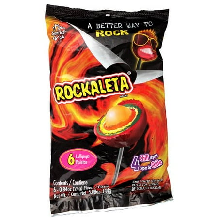 Sonrics Rockaleta Lollipop, 0.84 oz, 6 ct - Walmart.com