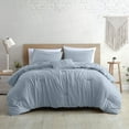Modern Threads Beck 4-Piece Garment Washed Adult Comforter Set, Light ...