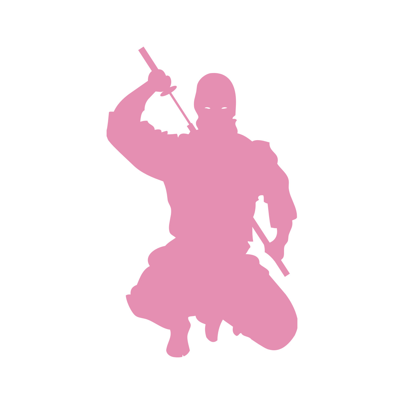 Ninja Sticker Decal Die Cut - Self Adhesive Vinyl - Weatherproof - Made ...