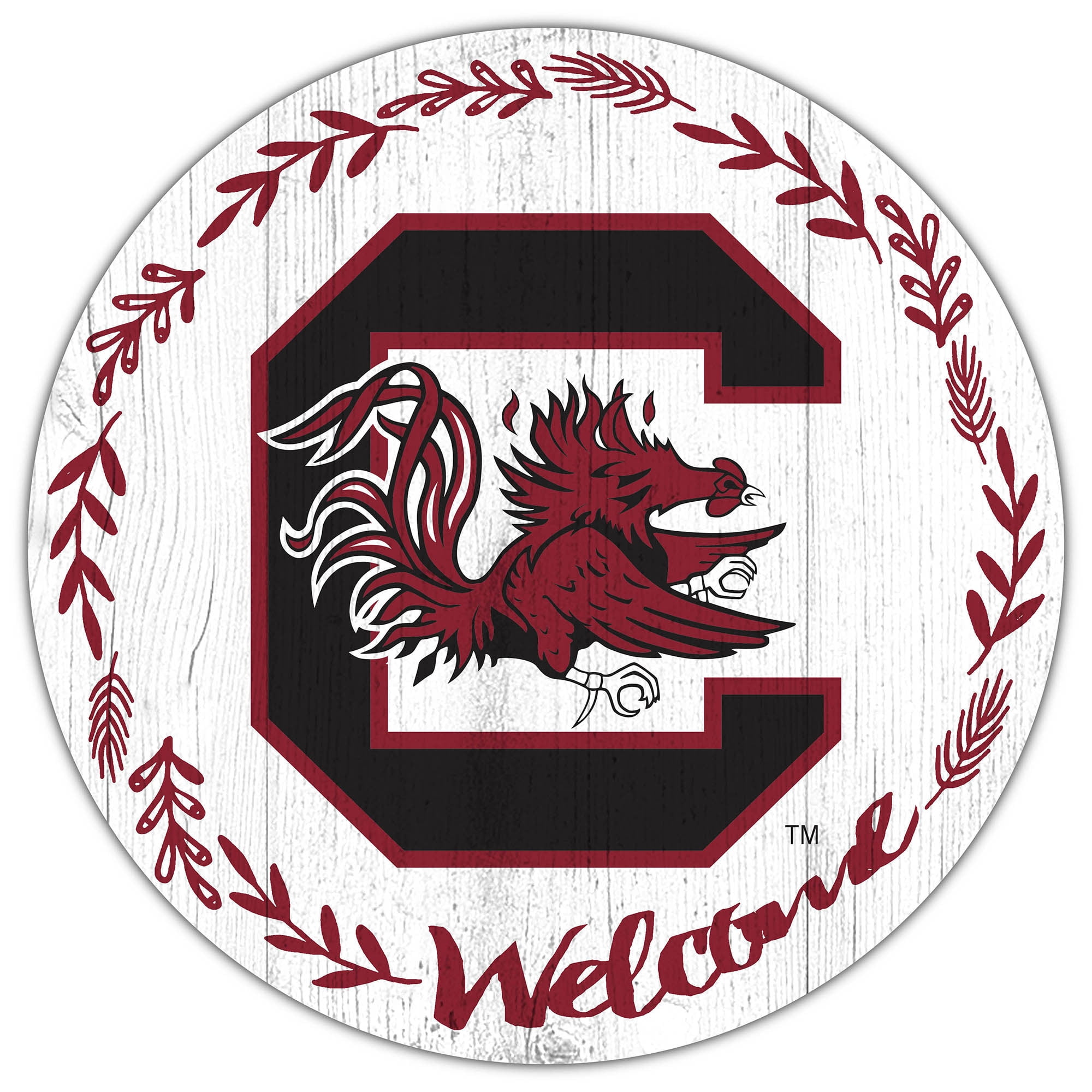 South Carolina Gamecocks 12" Welcome Circle Sign - Walmart.com