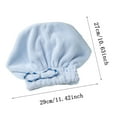 erfcxs Hair Drying Cap Hair Drying Towel Soft Absorbent Quick Drying ...