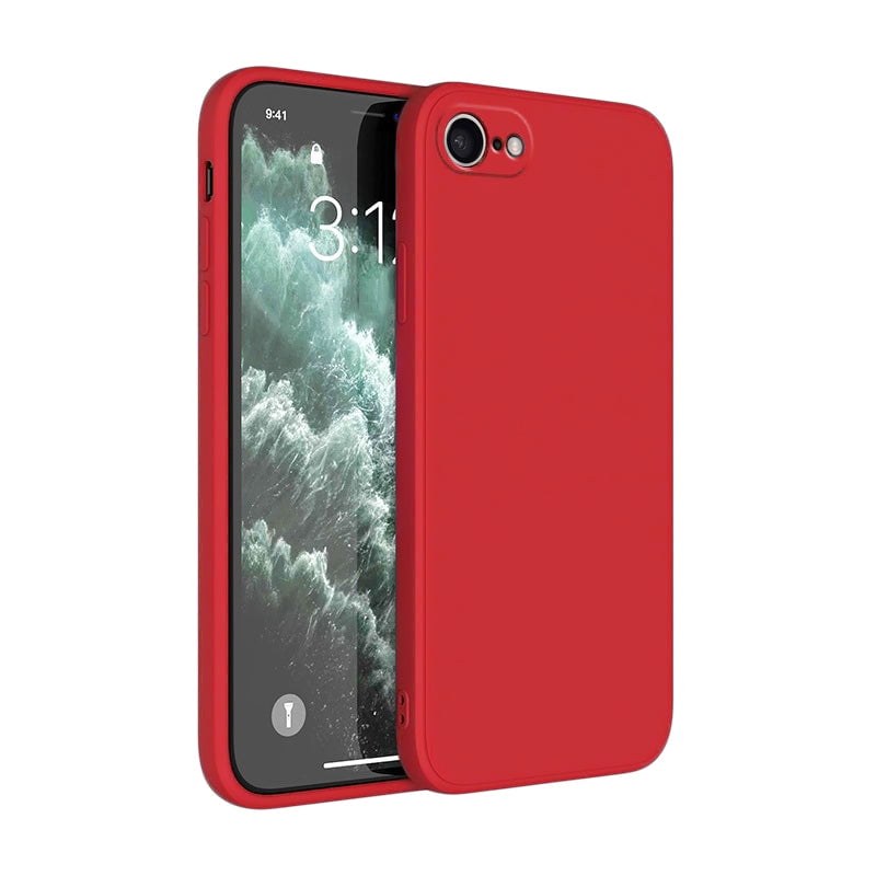 Click here for Pandaco Soft Shell Matte Red Case For Iphone 7 Or... prices