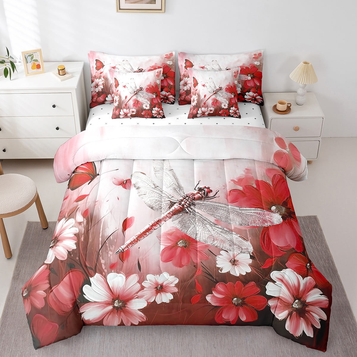 Click here for Yst Dragonfly Bed In A Bag Twin 7 Piece Comforter... prices