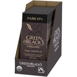 Green & Black's Organic Dark Chocolate Bar, 85% Cacao, 10 - 3.17 oz ...