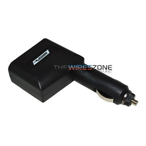 Ever Start Auto Auxiliary Dual 12 Volt Power Outlet Black for Vehicles ...