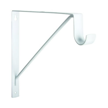ClosetMaid SuperSlide 3/4 In. Resin Closet Rod Side Wall Bracket, White ...