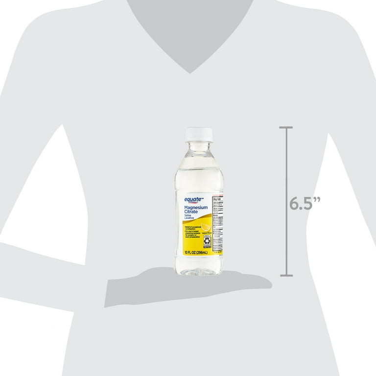 Equate Magnesium Citrate Saline Laxative Lemon Flavor 10 Magnesium