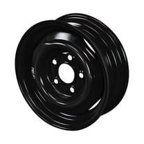 15-Inch Aluminum Trailer Wheel - Black Machined 5 Lug T0756545BM with ...