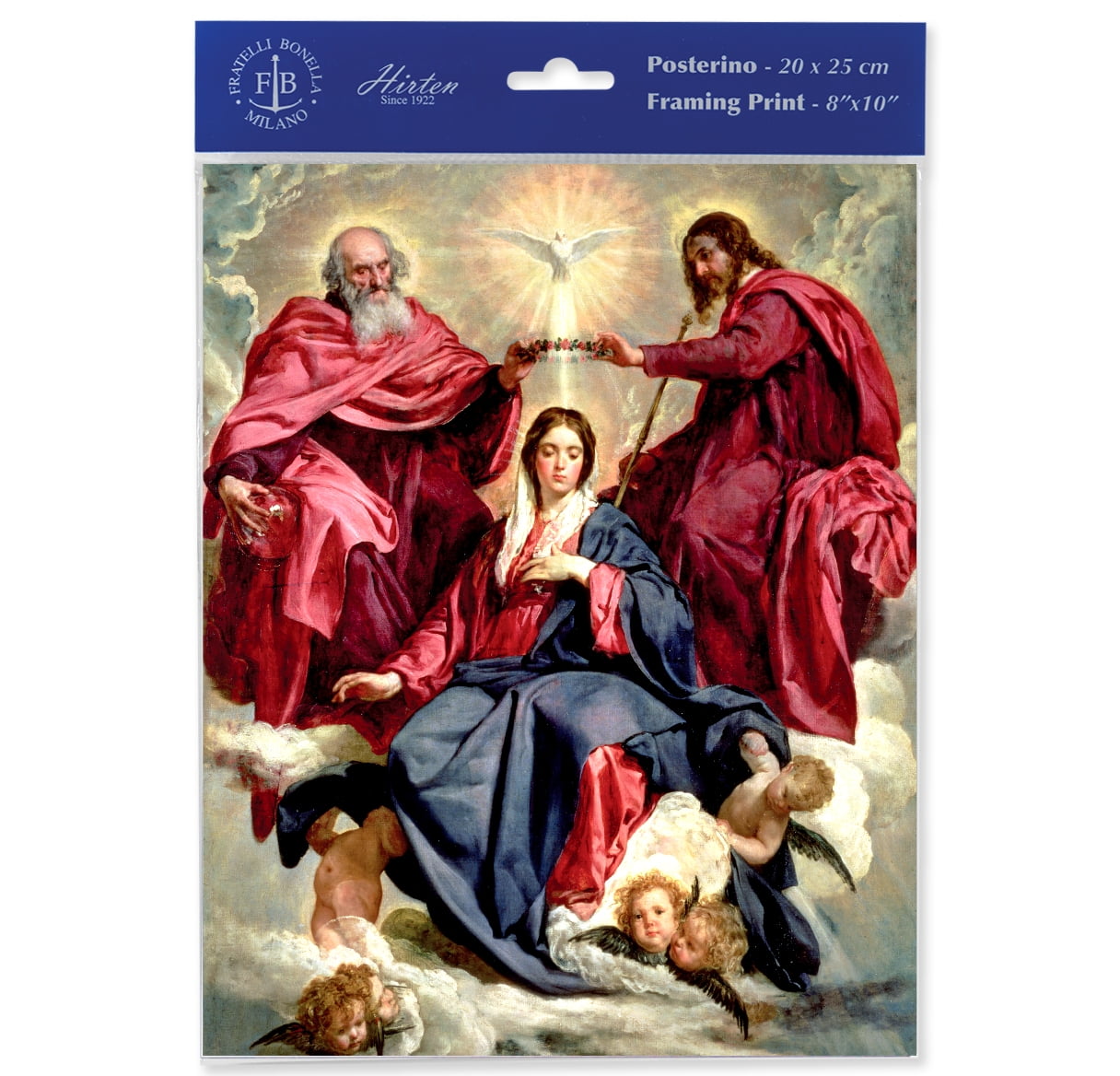 Hirten The Crowning of Mary Print (pack contains 3 prints) - Walmart.com