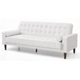 Andrews G847A-S Sofa Bed by Glory Furniture - White, 30'H x 85'W x 34'D ...