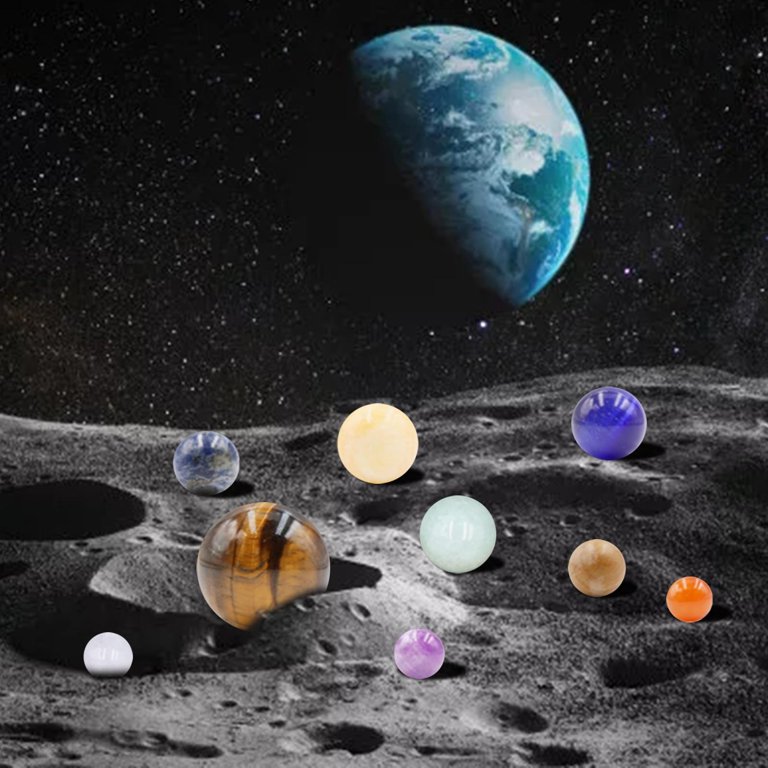 Solar System Model Inside Box