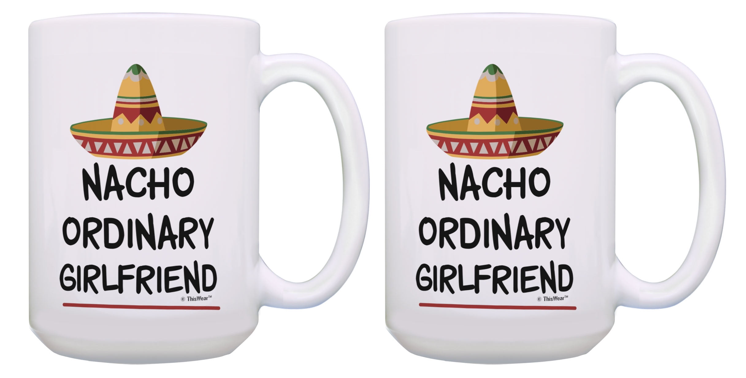 ThisWear Couples Gifts for Her Nacho Ordinary Girlfriend Coffee Cup 2 ...