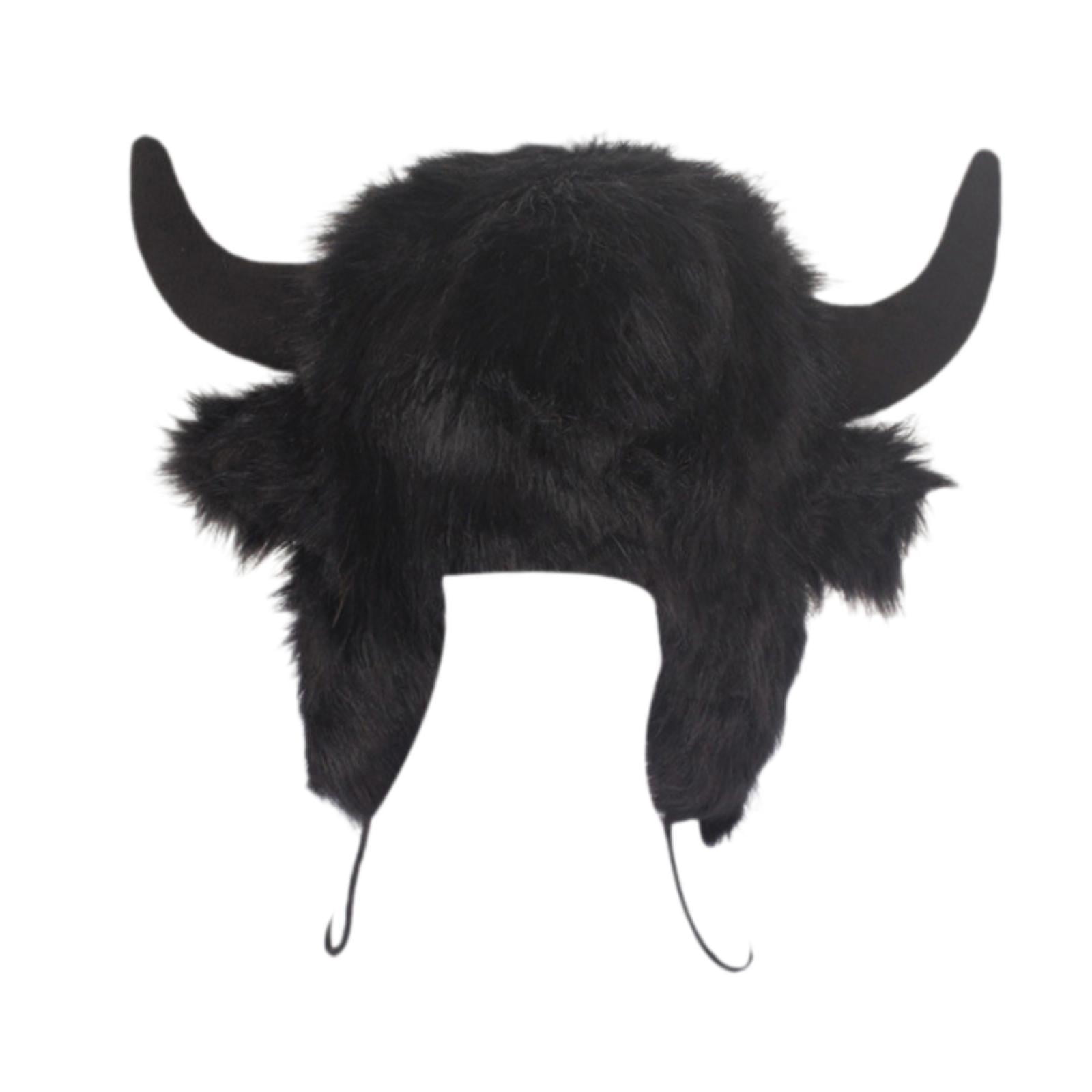 Gorro de peluche con forma de cuerno de animal, decorativo, para las ...
