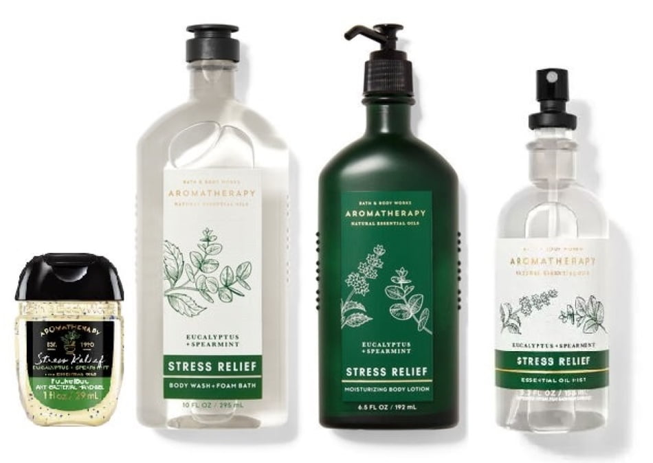 Bath & Body Works Aromatherapy Eucalyptus + Spearmint Body Lotion 6.5 ...