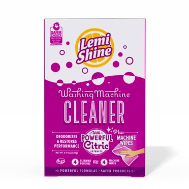 Glisten Washer Magic Washing Machine Cleaner and Deodorizer, 3 Bottles ...