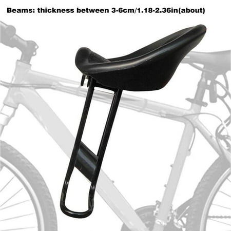 Kids Bike Seat Safety Sturdy With Back Rest Cushion Front Mounted Foot ...
