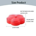Flower Shaped Candy Box,Storage Rack，Red，Plastic - Walmart.com