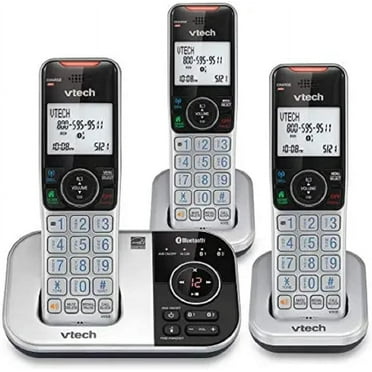 AT&T 2-Handset DECT 6.0 Cordless Phone, Bluetooth, Call Blocker ...