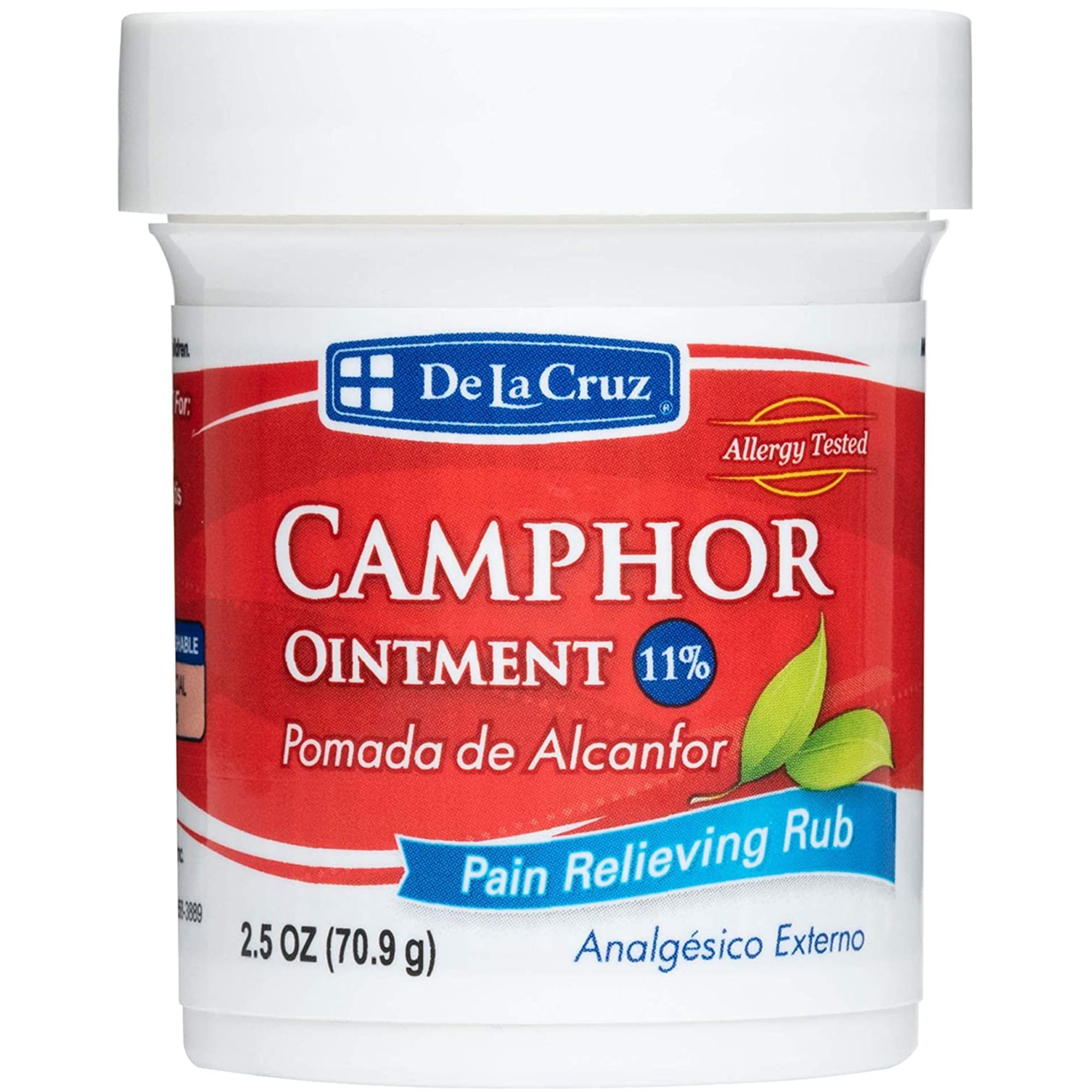 De La Cruz Camphor Ointment Topical Pain Relief for Back, Knee and ...